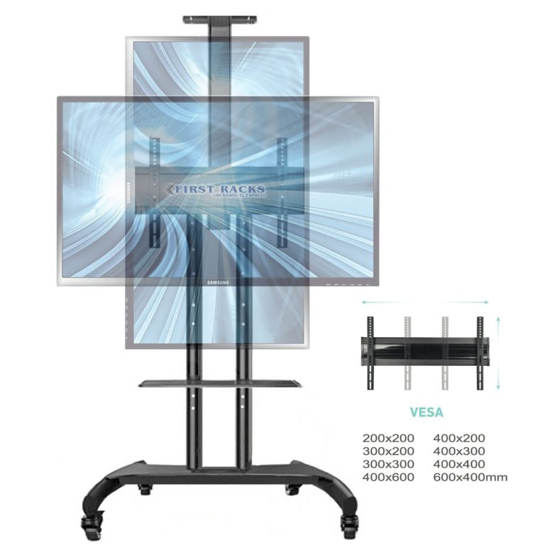 Rack pedestal Premium 32"a 65" - FIRST RACKS TV